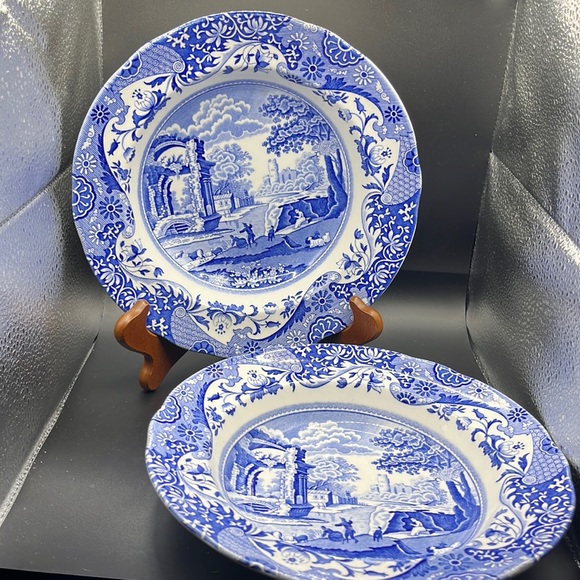Spode | Dining | Spode Italian Blue 9in Salad Pasta Bowls Set Of Two ...